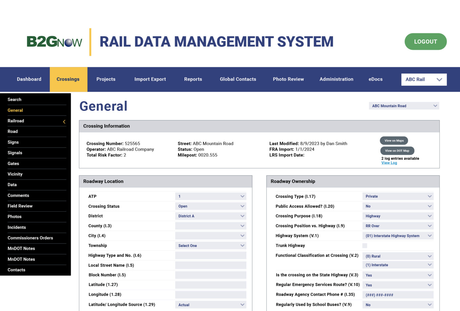 Rail Management & Maintenance Software Platform