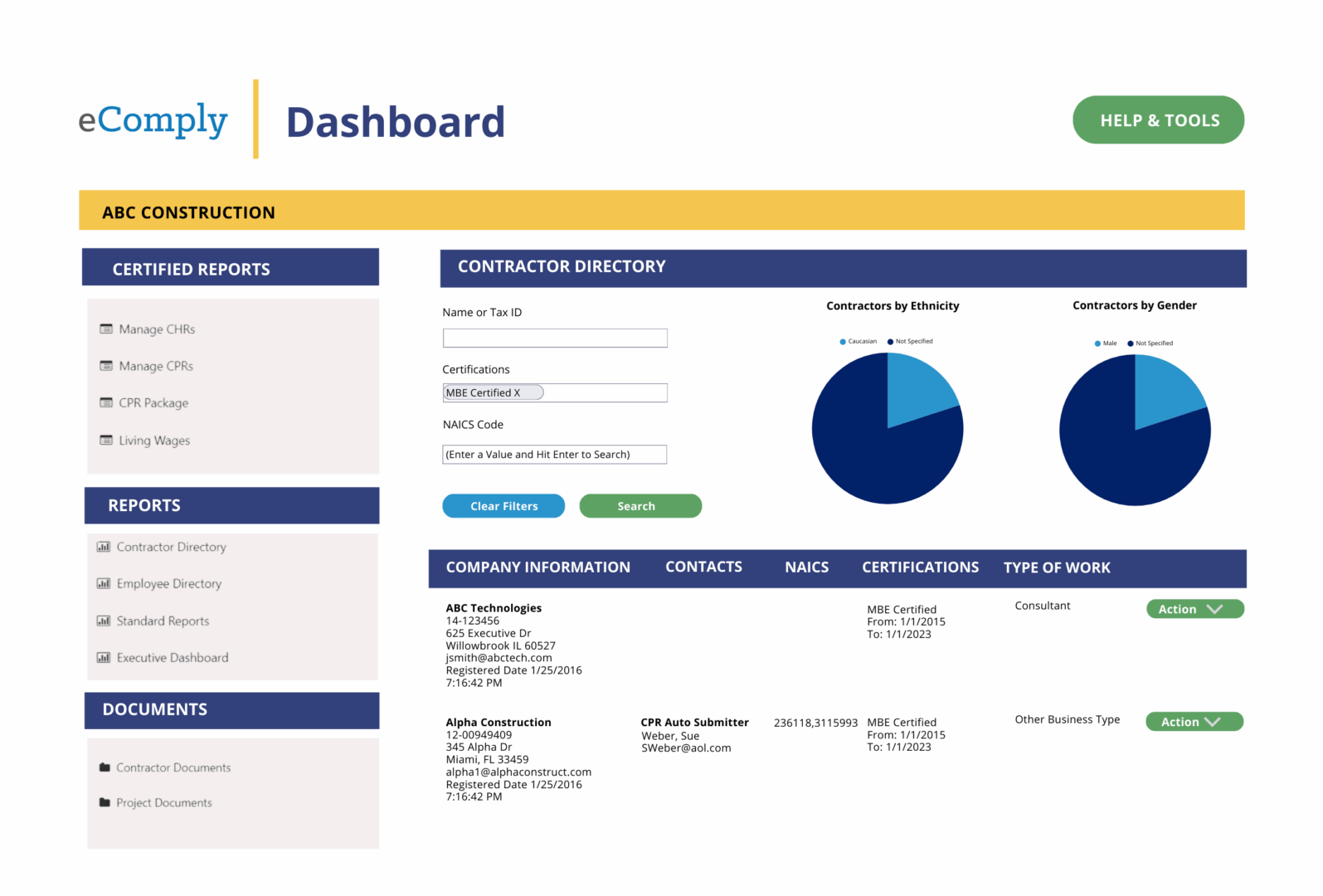 Prevailing Wage & Davis-Bacon Labor Compliance Software